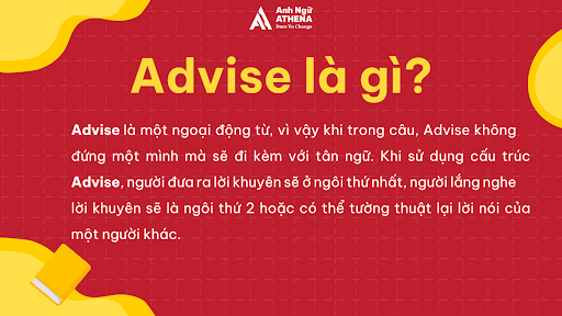 Cấu trúc Advise: Advise to V hay V-ing?